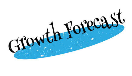 Growth forecast rubber stamp Royalty Free Vector Image