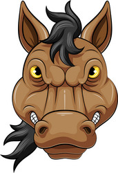 Razorback head mascot Royalty Free Vector Image