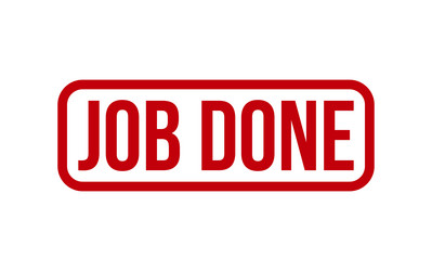 Job done rubber stamp seal Royalty Free Vector Image