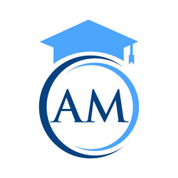 Letter yj education logo concept with educational Vector Image