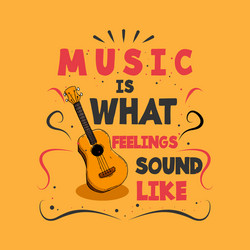 Lettering typography for music poster Royalty Free Vector