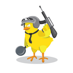 Chicken with Gun Vector Images (over 430)