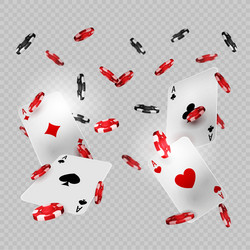 Playing Cards Falling Vector Images (over 1,200)