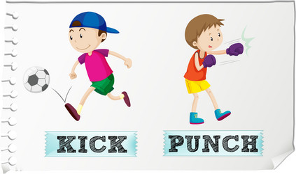 Kid Punching Vector Images (over 690)