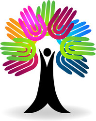 Colorful Hands Solidarity Tree Vector Images (35)