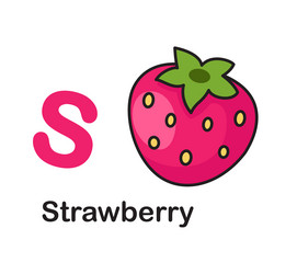 Strawberry Letter S Vector Images (over 120)