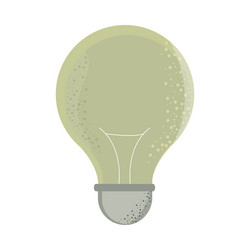 Green light bulb icon Royalty Free Vector Image