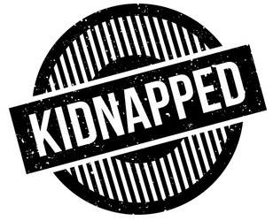 Kidnapped rubber stamp Royalty Free Vector Image