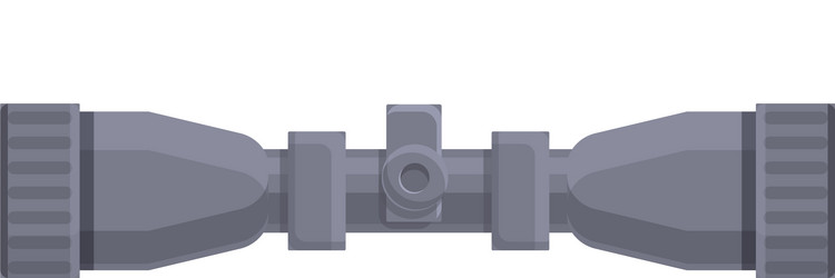 Sniperscope icon cartoon style Royalty Free Vector Image