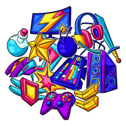 Gaming Royalty Free Vector Image - VectorStock