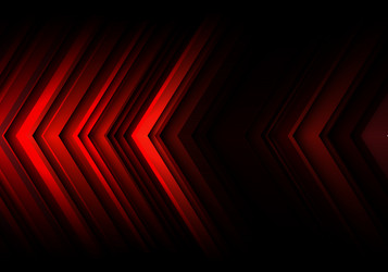 Abstract red light arrow speed direction on black Vector Image