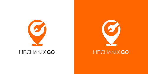 Modern and professional mechanic go logo design 9 Vector Image