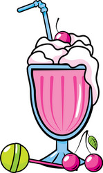 Vintage Milkshake Poster Vector Images (over 160)