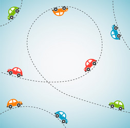 Car theme background Royalty Free Vector Image