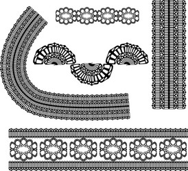 Lace design Royalty Free Vector Image - VectorStock