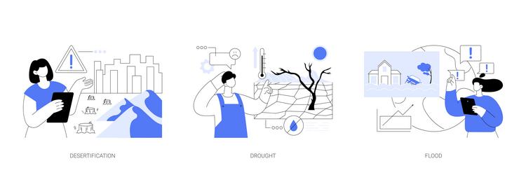 Climate studies abstract concept Royalty Free Vector Image