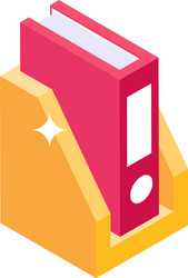 Files rack Royalty Free Vector Image - VectorStock