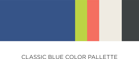 Futuristic color scheme palette Royalty Free Vector Image