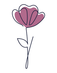 Flower One Color Vector Images (over 3,100)
