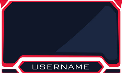 Rules streaming template Royalty Free Vector Image