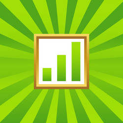 Square volume scale icon Royalty Free Vector Image