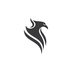 Phoenix falcon logo Royalty Free Vector Image - VectorStock