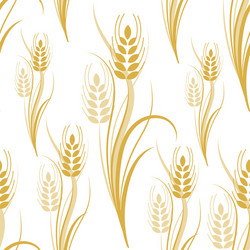 Wheat seamless pattern Royalty Free Vector Image