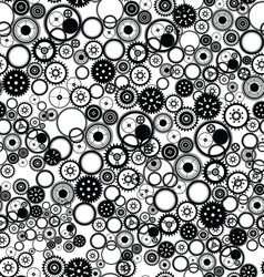 Complex Gear Mechanism Background Royalty Free Vector Image