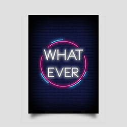 Neon Font White Vector Images (over 2,900)
