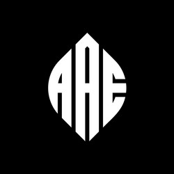 Aae logo letter design Royalty Free Vector Image