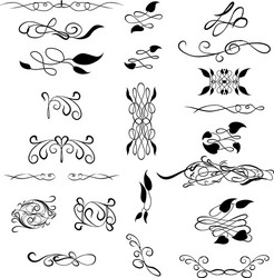 Floral Page Break Vector Images (over 140)