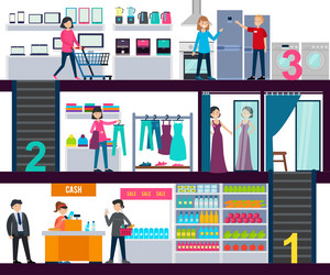 Hardware Store Interior Vector Images (over 340)