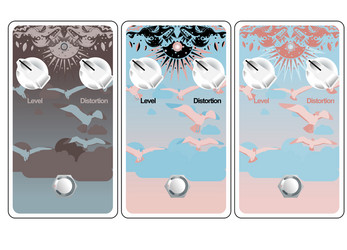 Stomp box design Royalty Free Vector Image - VectorStock