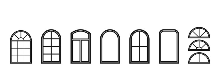 Plastic window icon Royalty Free Vector Image - VectorStock