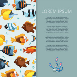 Underwater theme banners 1 Royalty Free Vector Image