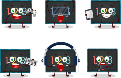 Funny Computer Keyboard Cartoon Character Vector Images (over 4,600)