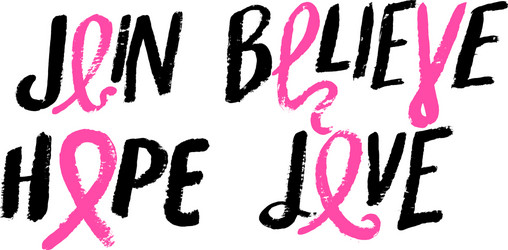 Breast Cancer Words Vector Images (over 200)