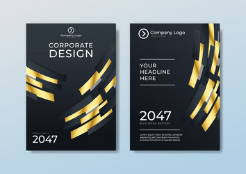 Cover brochure template header and footers Vector Image