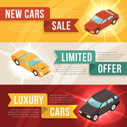 Colored car dealership leasing infographic Vector Image