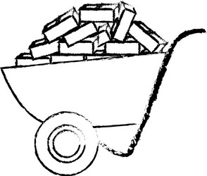 Wheel Barrow Sketch Vector Images (93)