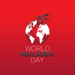 Malaria logo icon design Royalty Free Vector Image