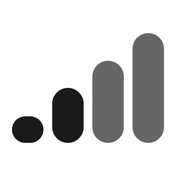 Cellular signal icon Royalty Free Vector Image