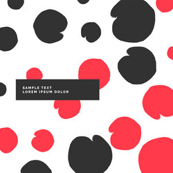 Circle textured hand drawn abstract black ink Vector Image