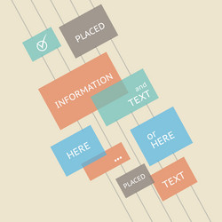 Place for your text here template of design Vector Image