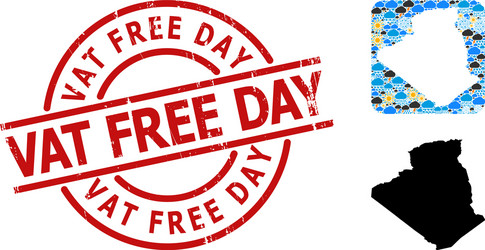 Rubber ice and fire seal and stencil weather Vector Image