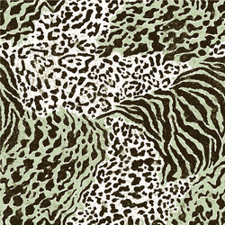 Wild animal skins patchwork wallpaper Royalty Free Vector