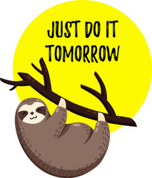 Sloth Slogans Vector Images (over 100)