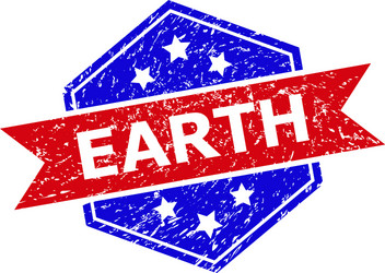 Earth watermark stamp Royalty Free Vector Image