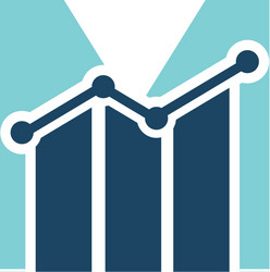 Investment management service filled colorful logo