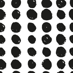 Abstract hand drawn geometric spot seamless Vector Image